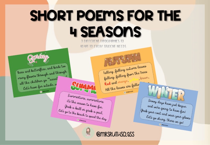 Seasons poems – Mrs. Ruth's Class